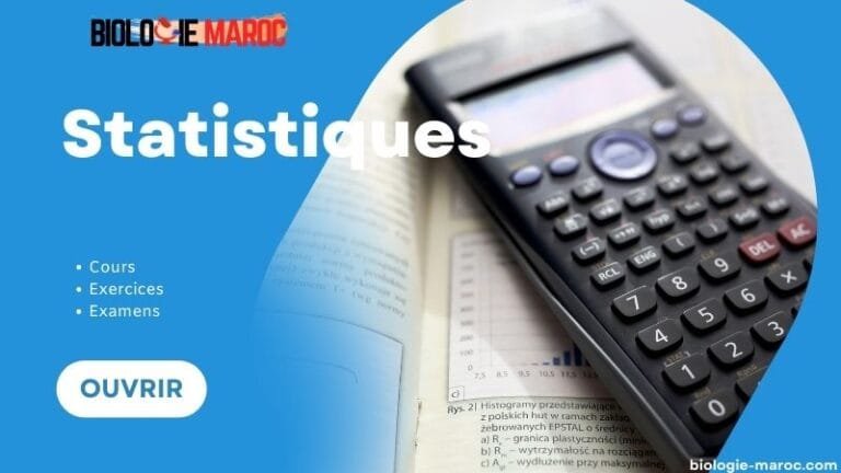 Statistiques S3 SVI: Cours, Résumé, TD & Examens PDF